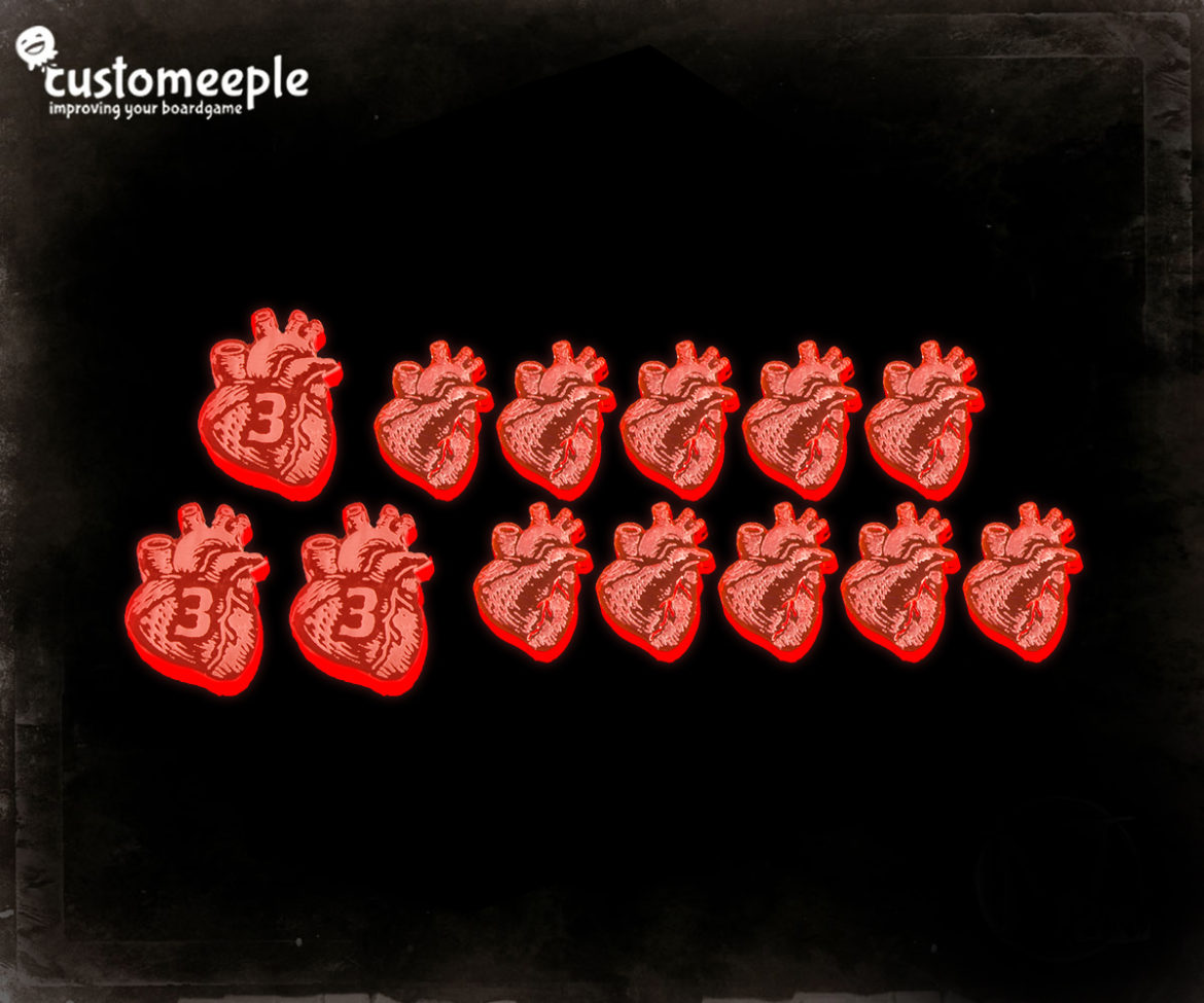 Arcane Adventure Health Tokens (13 Units) – Customeeple