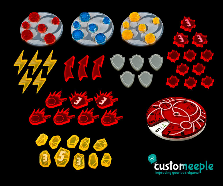 Keyforge compatible Token set V2 (45 Units) – Customeeple