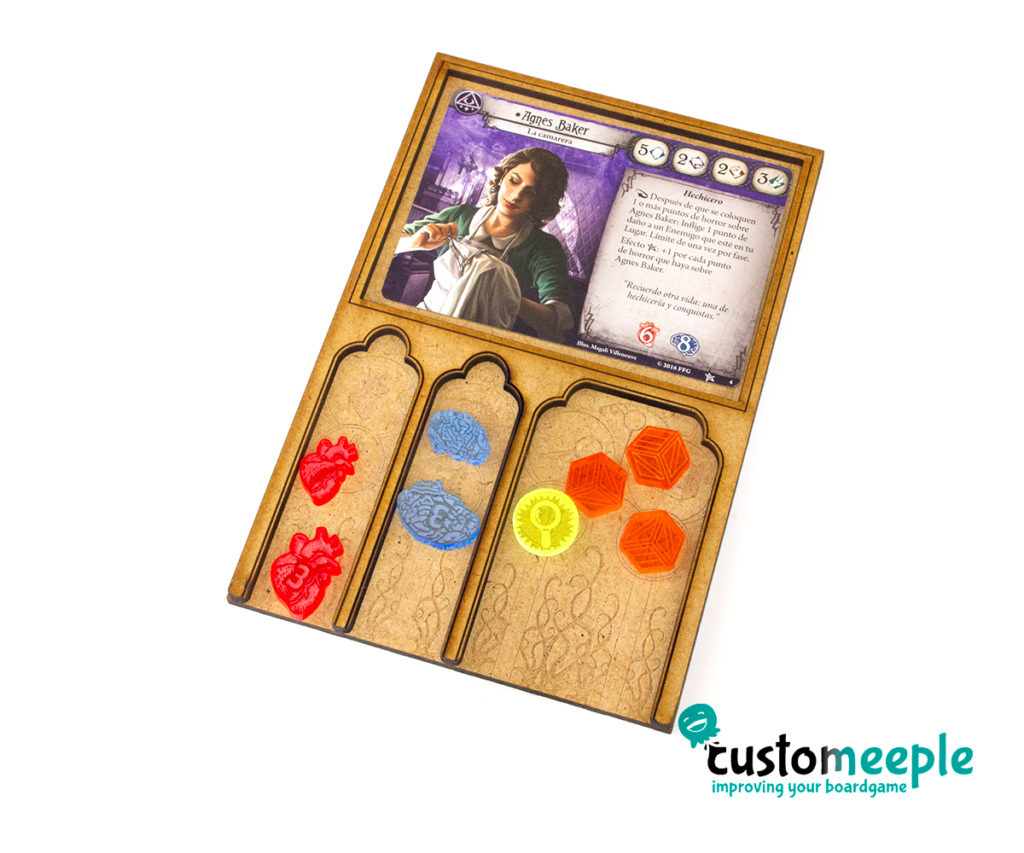 Arkham LCG compatible Character Tray – Customeeple