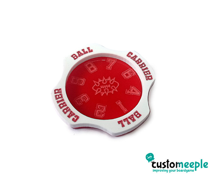 Blood Bowl ball carrier token – Customeeple