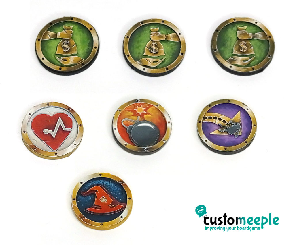 Blood Bowl compatible token Set (7 units) – Customeeple