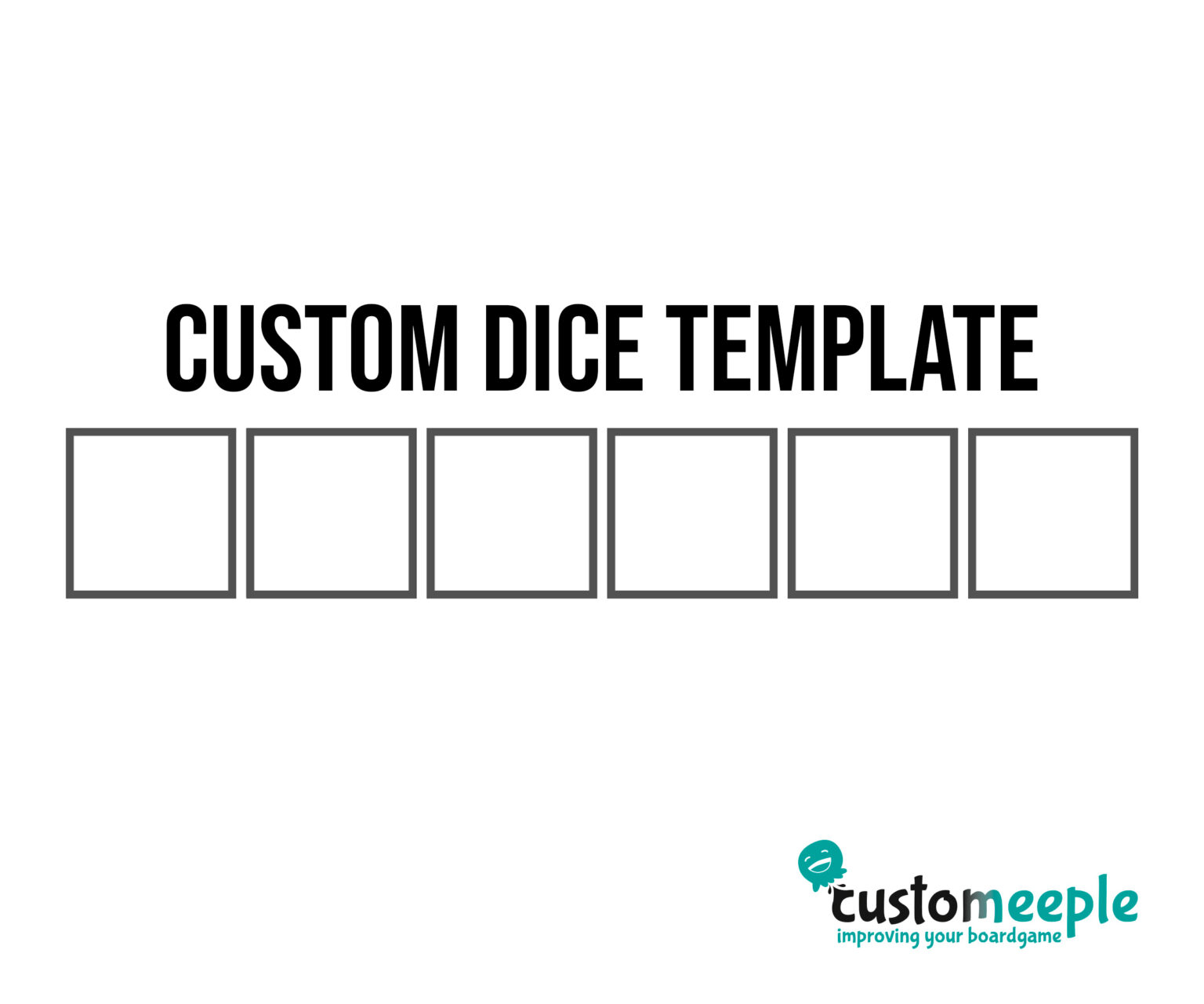Custom Transparent dice with your design (5 Units) – Customeeple