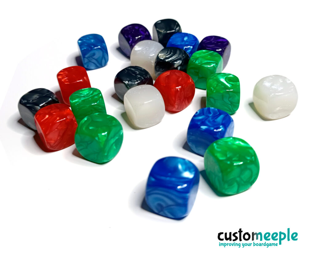 Custom Marble dice with your design (5 Units) – Customeeple
