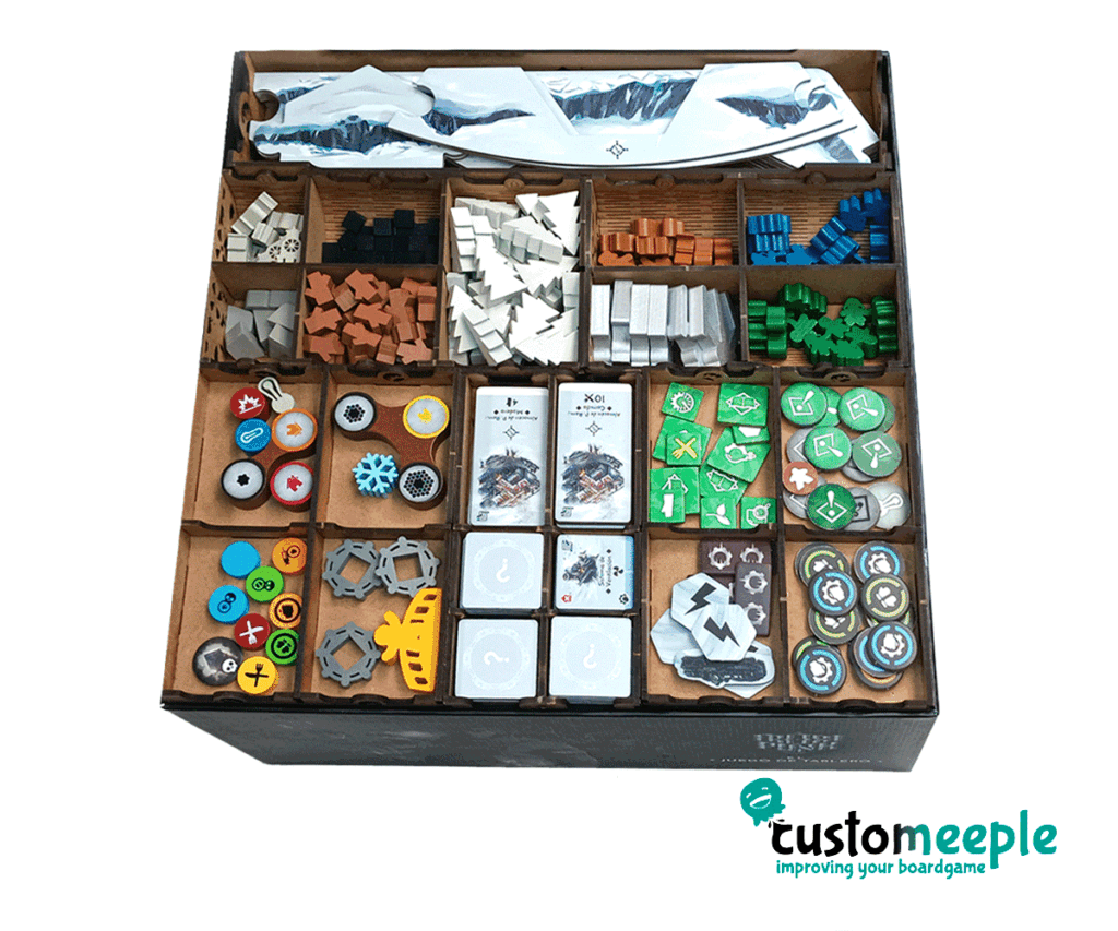 Frostpunk game Compatible Top Insert | Organizer – Customeeple