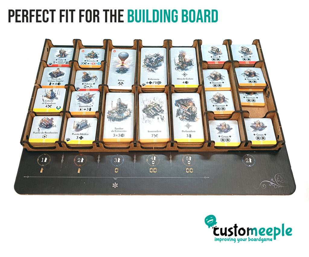 Frostpunk game Compatible Top Insert | Organizer – Customeeple