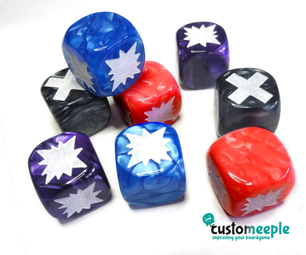 Blood bowl Team Manager Compatible dice (8 Units) – Customeeple