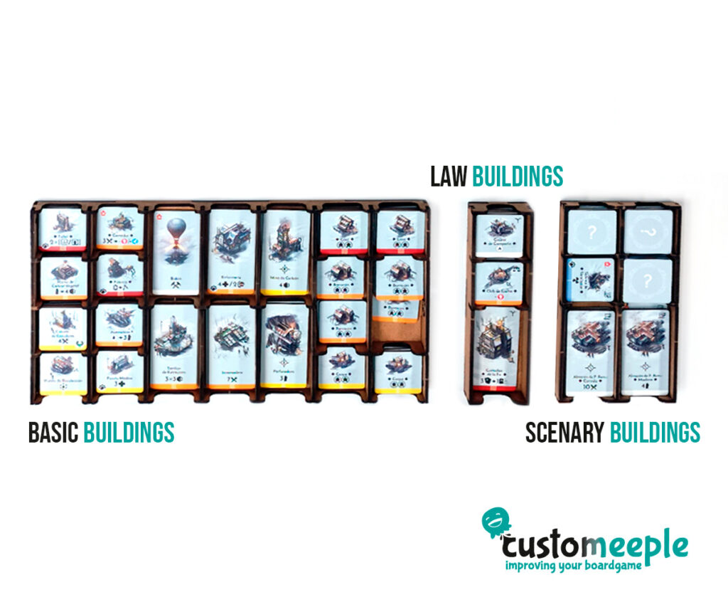 Frostpunk Compatible building boards Organizer – Customeeple