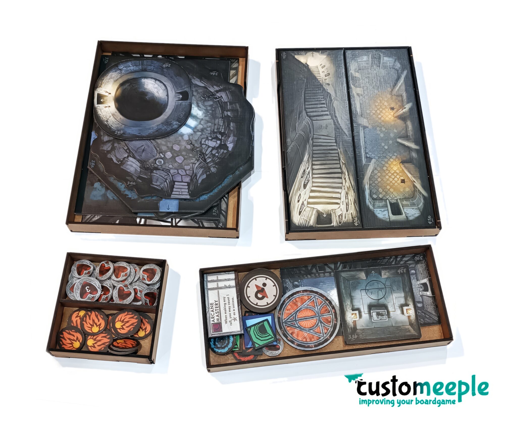 Cthulhu Death May Die Season 3 compatible Board Insert – Customeeple